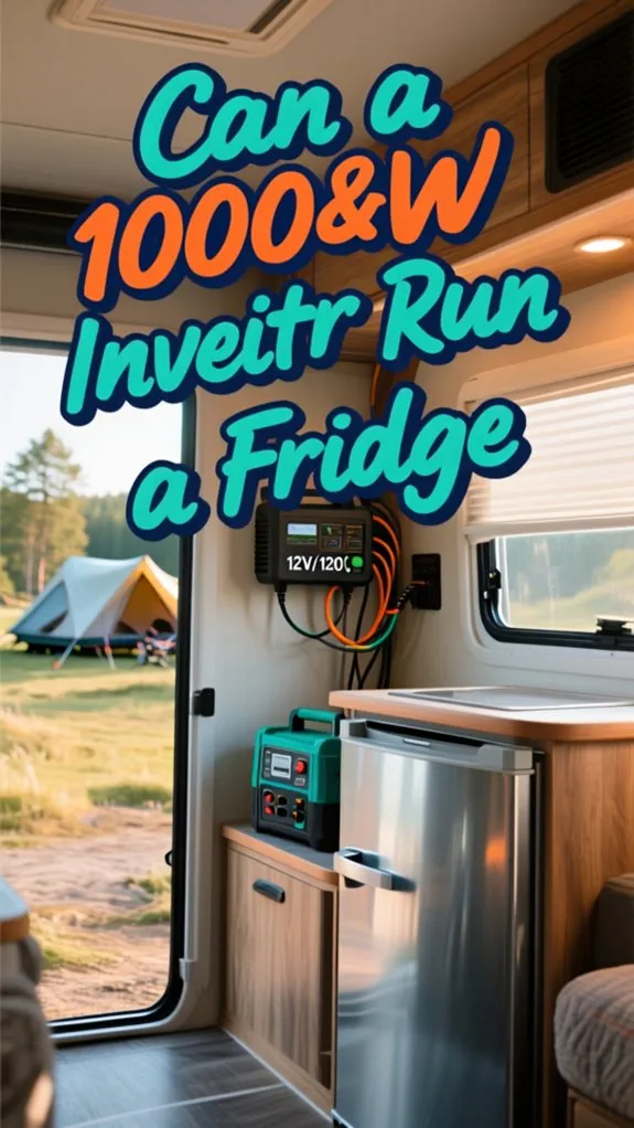 Can a 1000W Inverter Run a Fridge? Watts & Runtime - RV Refrigerator